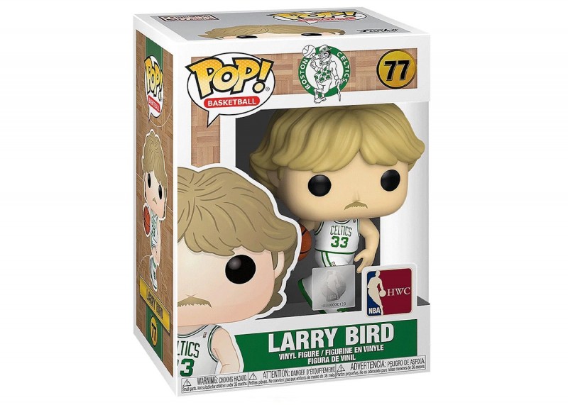 Pop figure of Larry Bird