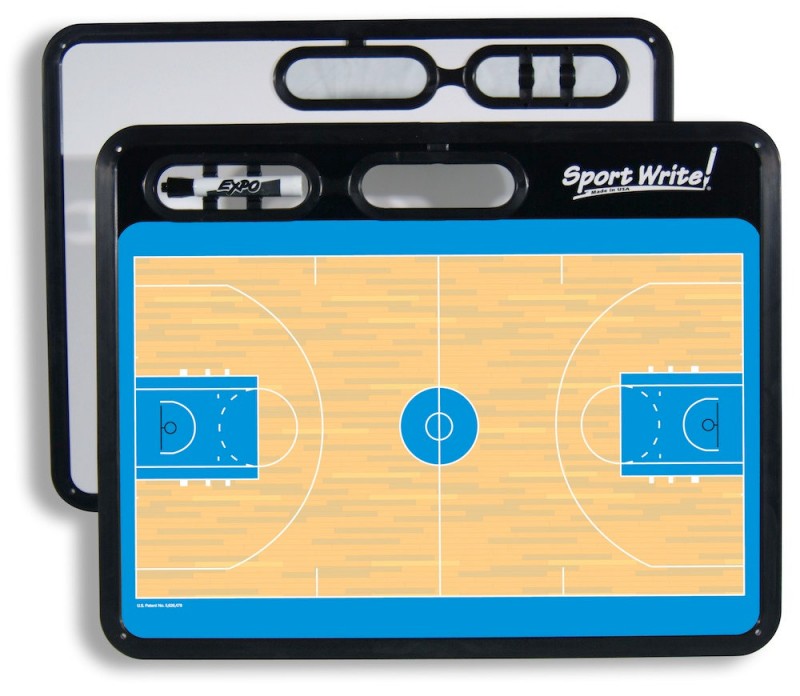 Pro basketball coachboard with handel